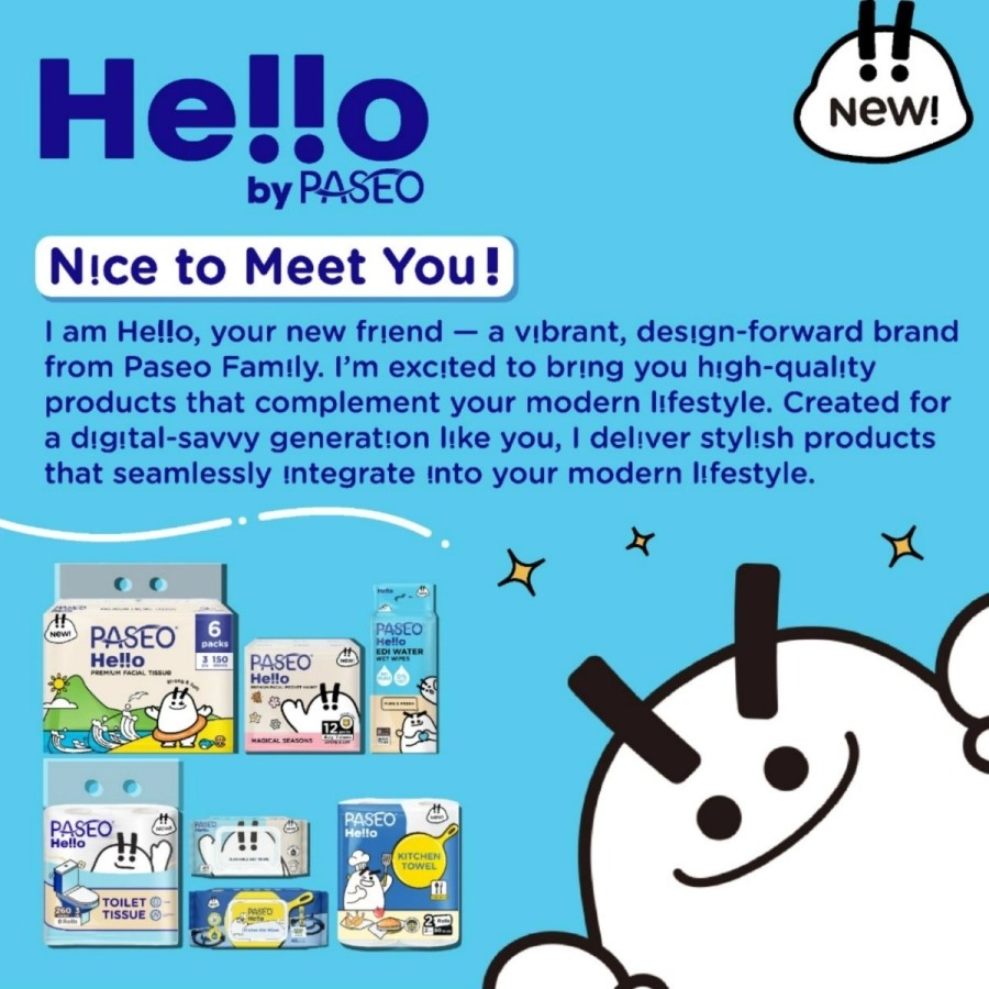 Jual Paseo Hello Premium Facial Soft Pack Tissue / Tisu Wajah 3 ply 6 pack | Shopee Indonesia