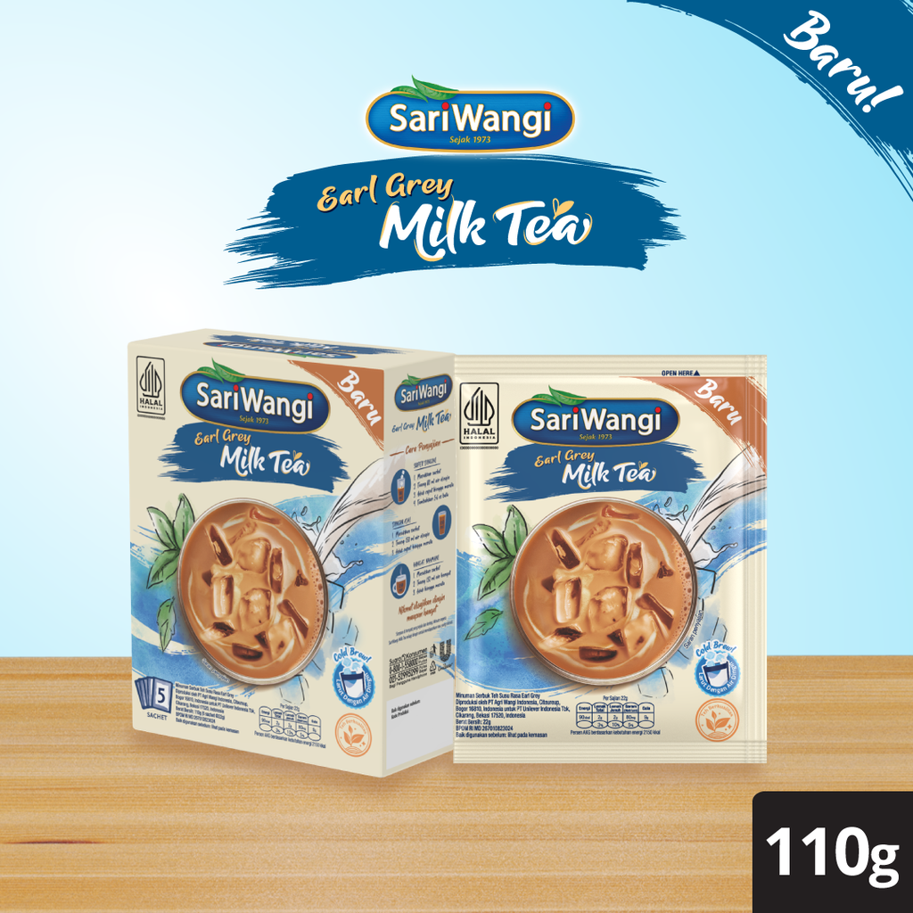 Jual SARIWANGI EARL GREY MILK TEA 110G | Shopee Indonesia
