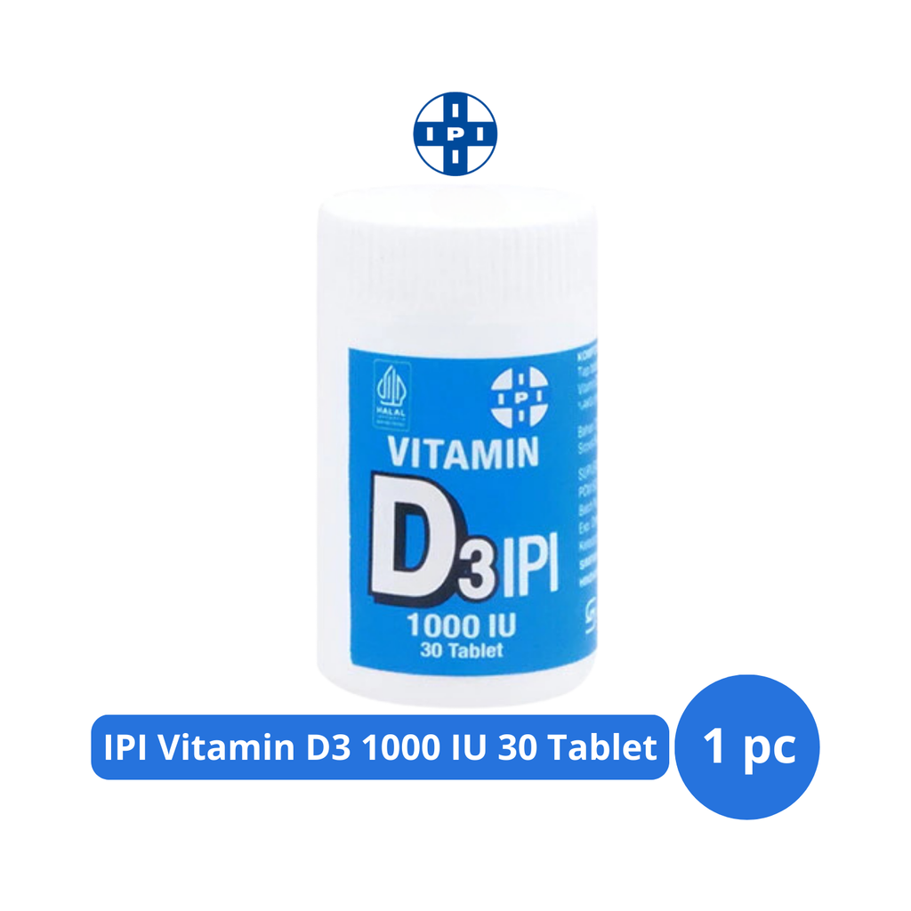 Jual IPI Vitamin D3 1000 IU 30 Tablet | Shopee Indonesia