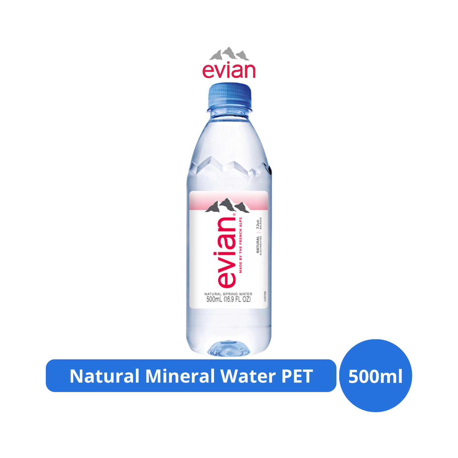 Jual EVIAN Natural Mineral Water PET 500ml | Shopee Indonesia