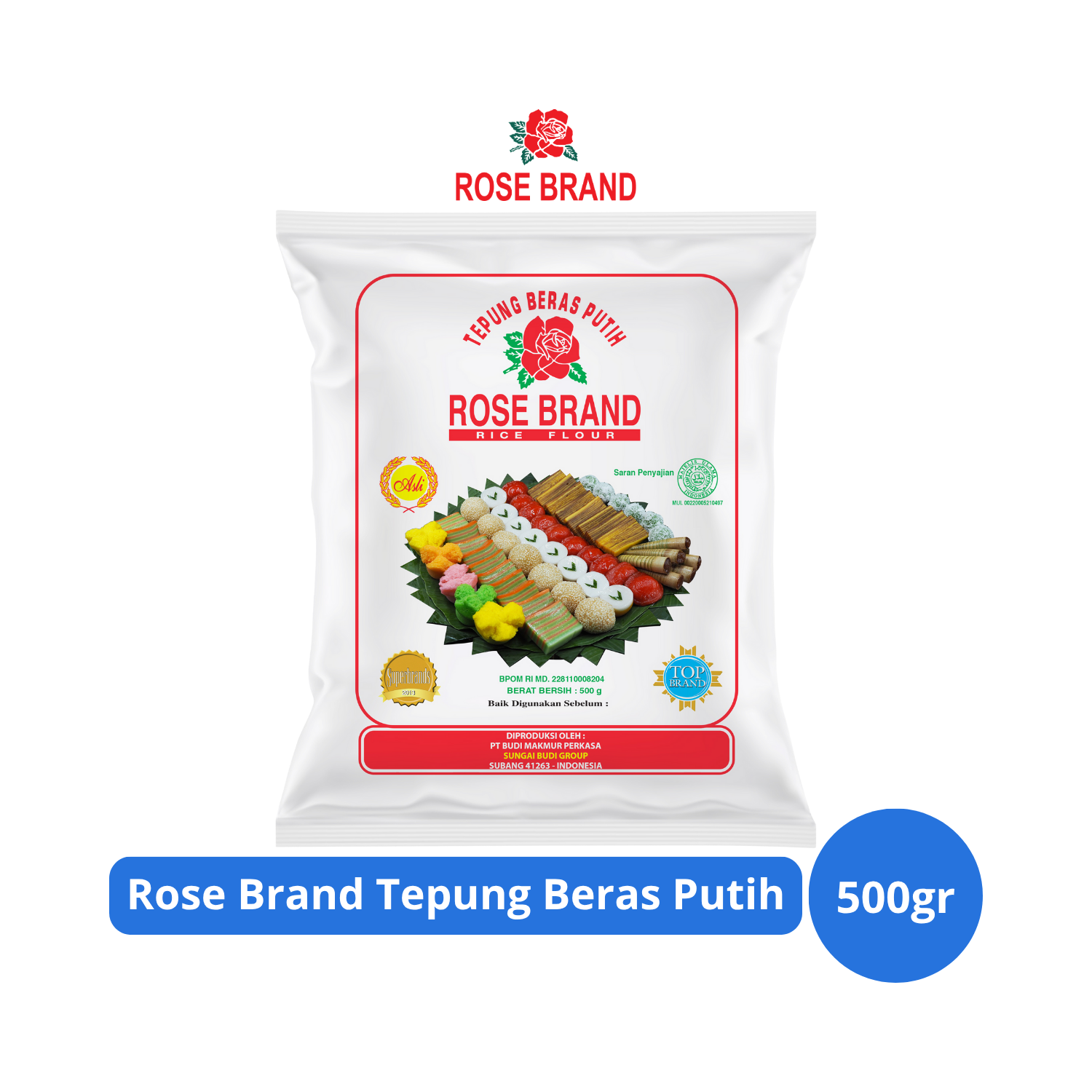 Jual Rose Brand Tepung Beras Putih 500gr | Shopee Indonesia