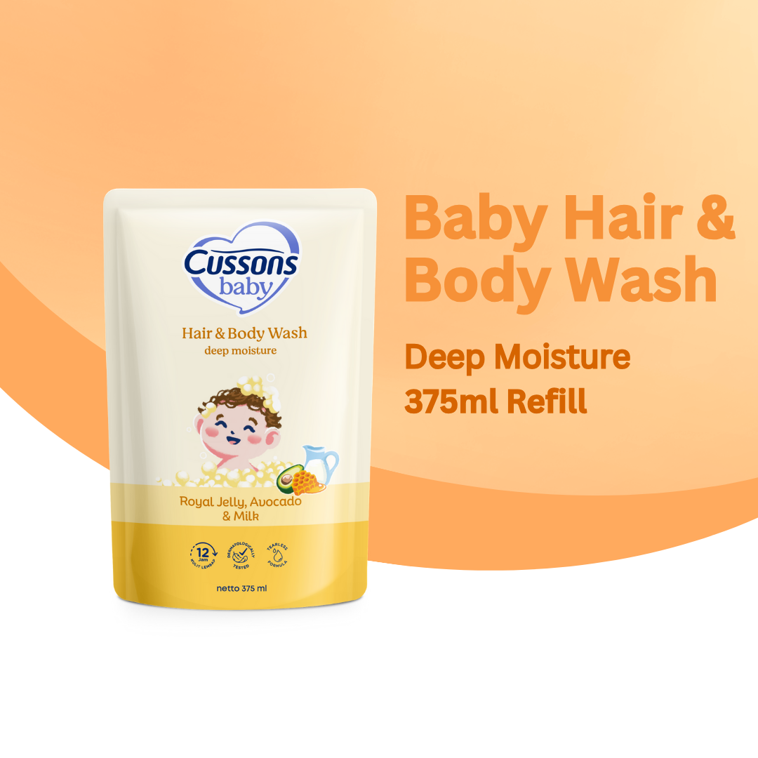 Jual Cussons Baby Hair & Body Wash Deep Moisture - Sabun Bayi 2in1 ...