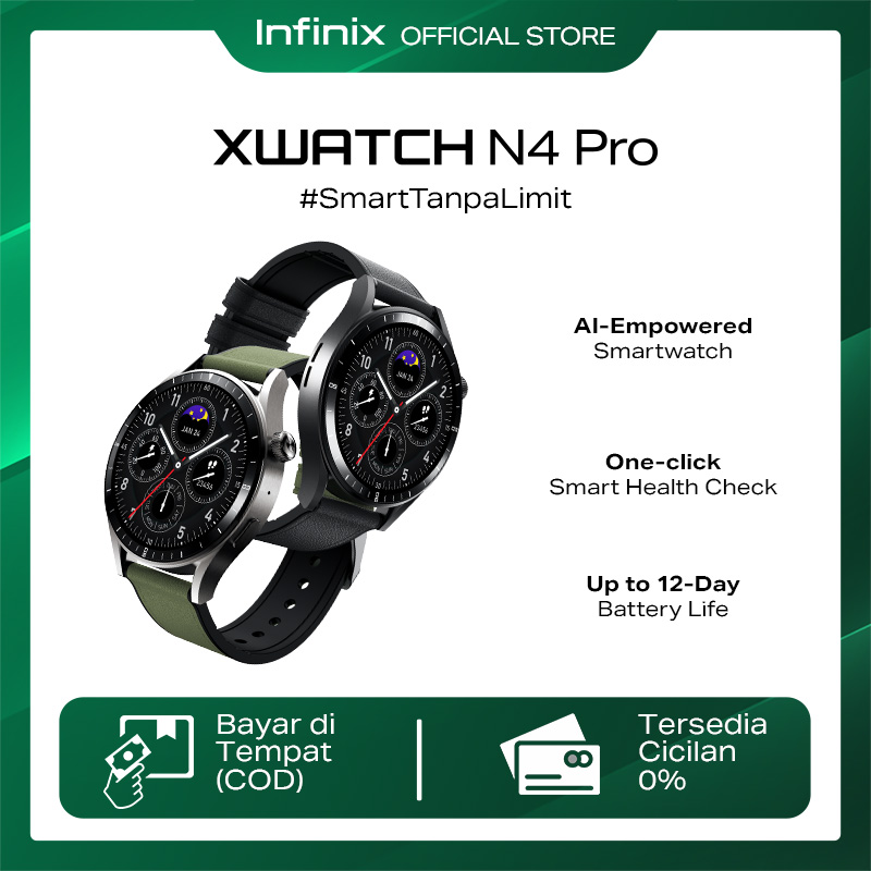 Jual Infinix XWATCH N4 Pro - XW4E - 1.43 Inch Amoled HD Color SCreen ...