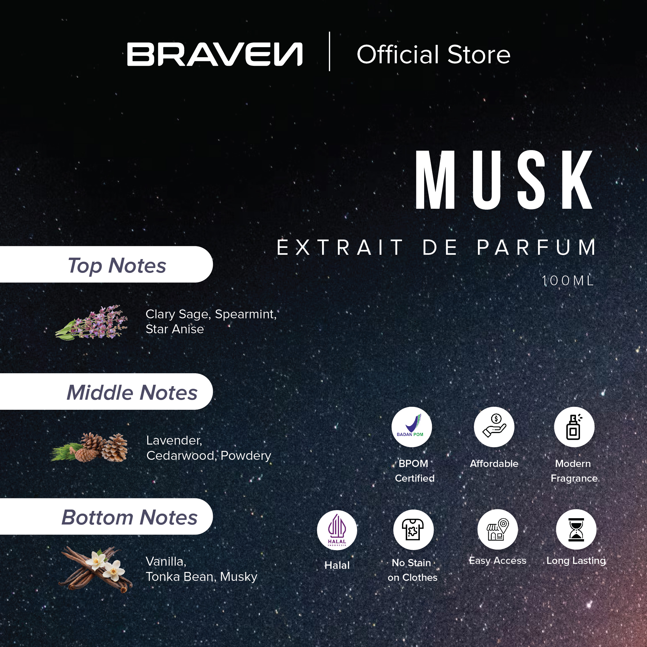 Jual Braven Extreme Series Extrait De Parfum 100ML - Parfum Pria Wangi ...