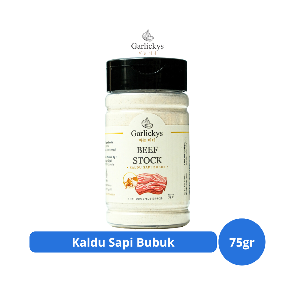 Jual GARLICKYS Kaldu Sapi Bubuk Non-MSG 75gr | Shopee Indonesia
