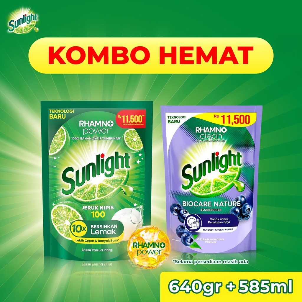 Jual [BELI 2 LEBIH HEMAT] Buy Sunlight Sabun Cuci Piring Jeruk Nipis ...