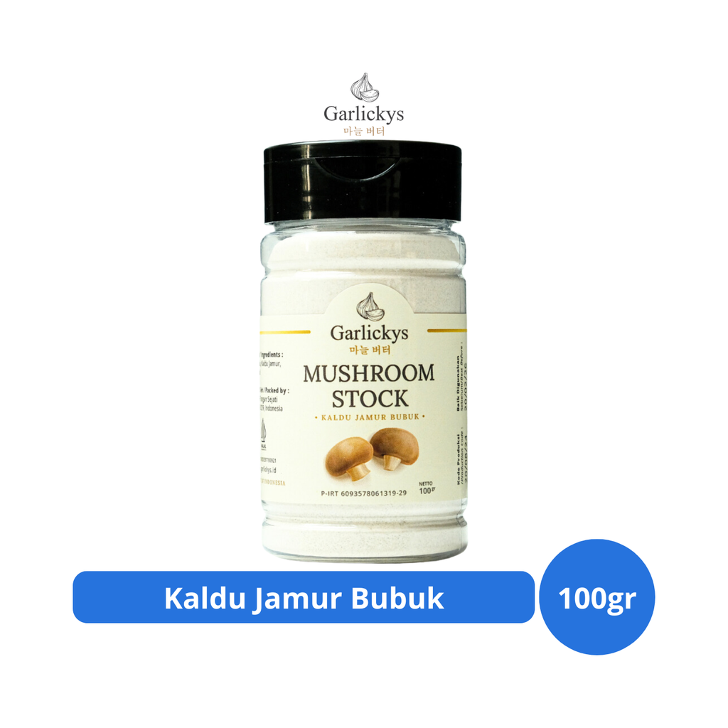 Jual GARLICKYS Kaldu Jamur Bubuk Non-MSG 100gr | Shopee Indonesia