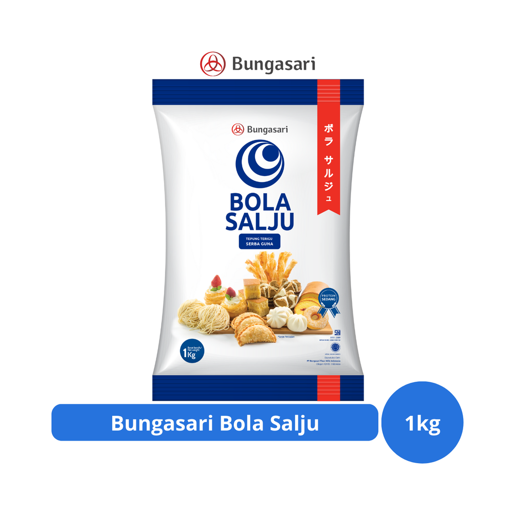 Jual Bungasari Bola Salju Tepung Terigu Premium Serbaguna 1kg | Shopee ...
