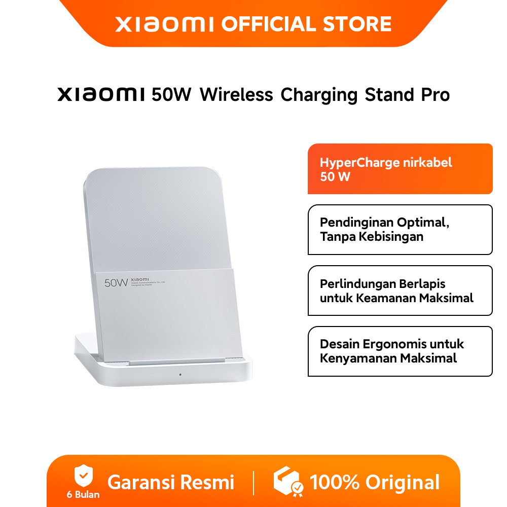 Jual Xiaomi 50W Wireless Charging Stand Pro | HyperCharge nirkabel 50 W ...