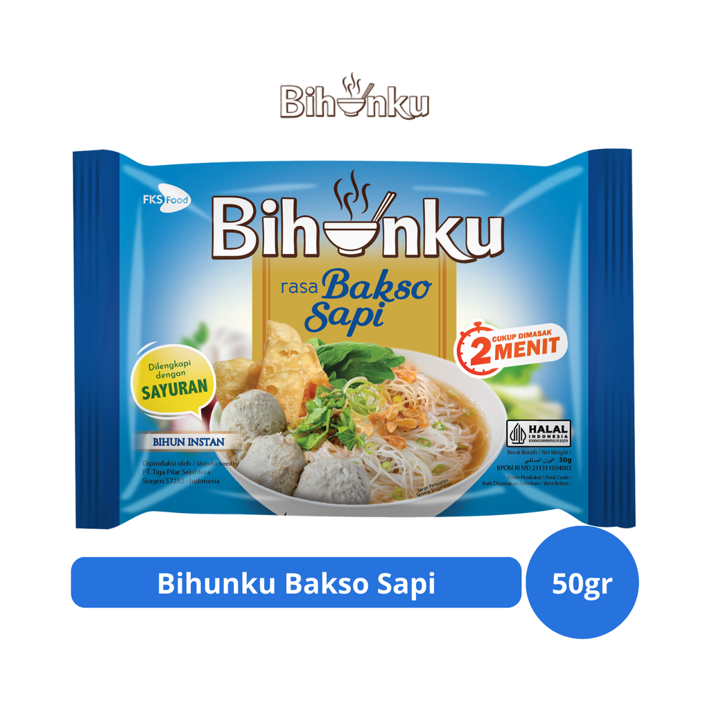 Jual Bihunku Bakso Sapi 50gr | Shopee Indonesia