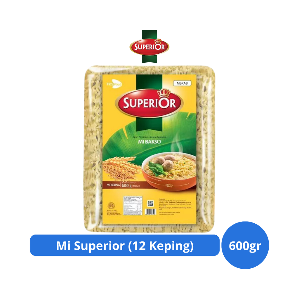 Jual Mi Superior 600gr (12 Keping) | Shopee Indonesia