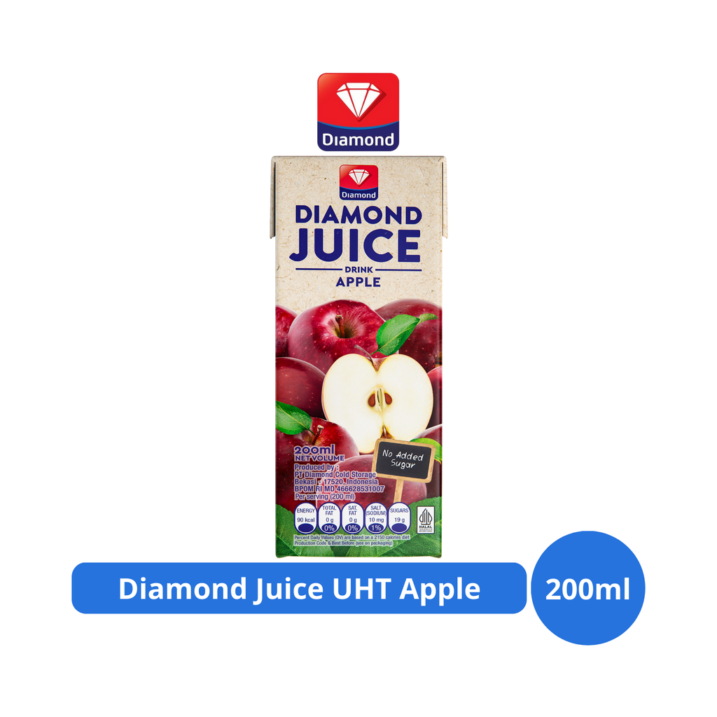 Jual Diamond Juice UHT Apple 200ml | Shopee Indonesia