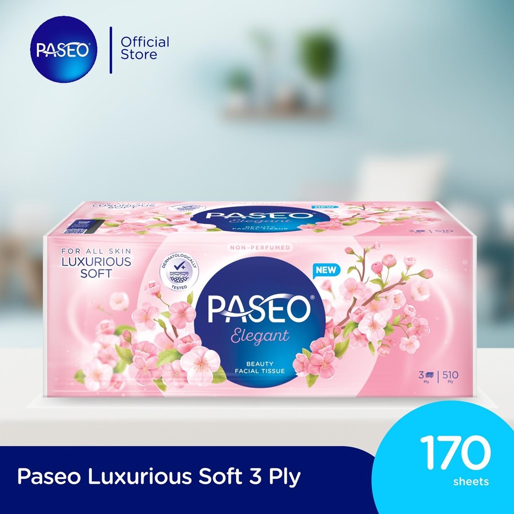 Jual Paseo Elegant Facial Soft Pack 510 ply | Shopee Indonesia