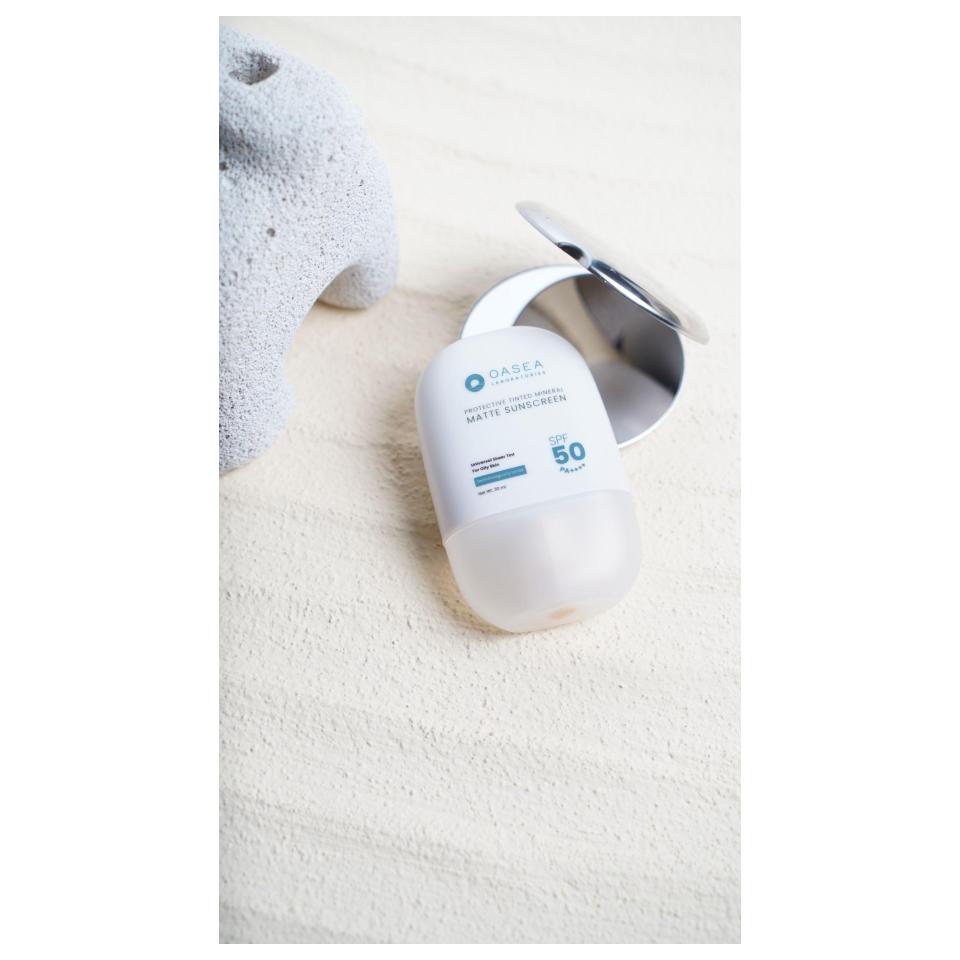 Jual Oasea Protective Tinted Mineral Matte Sunscreen (30ml)-Sunscreen ...