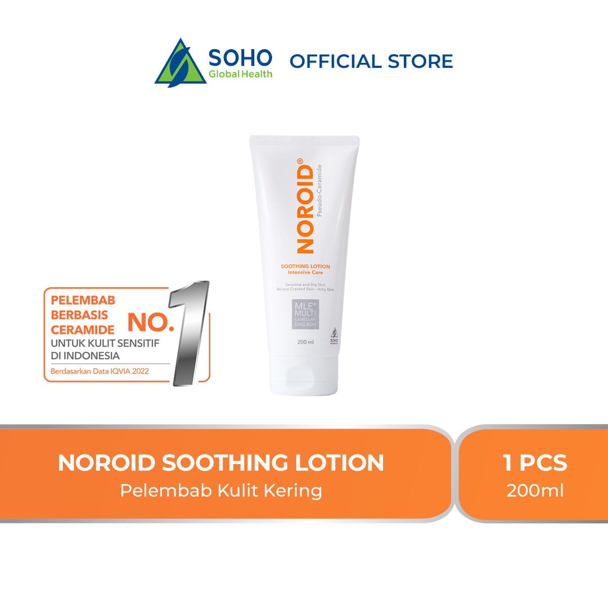 Jual Noroid Soothing Lotion Pelembab Kulit Kering/Pelidung Kulit 200 ml ...