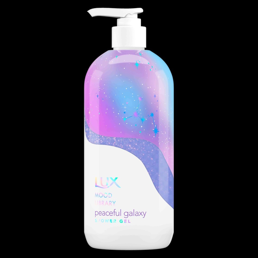 Jual LUX Mood Library: Peaceful Galaxy Liquid Shower Gel Pump Bottle 470g | Shopee Indonesia