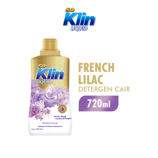 Jual Soklin Deterjen Cair French Lilac Botol 720 ml | Shopee Indonesia