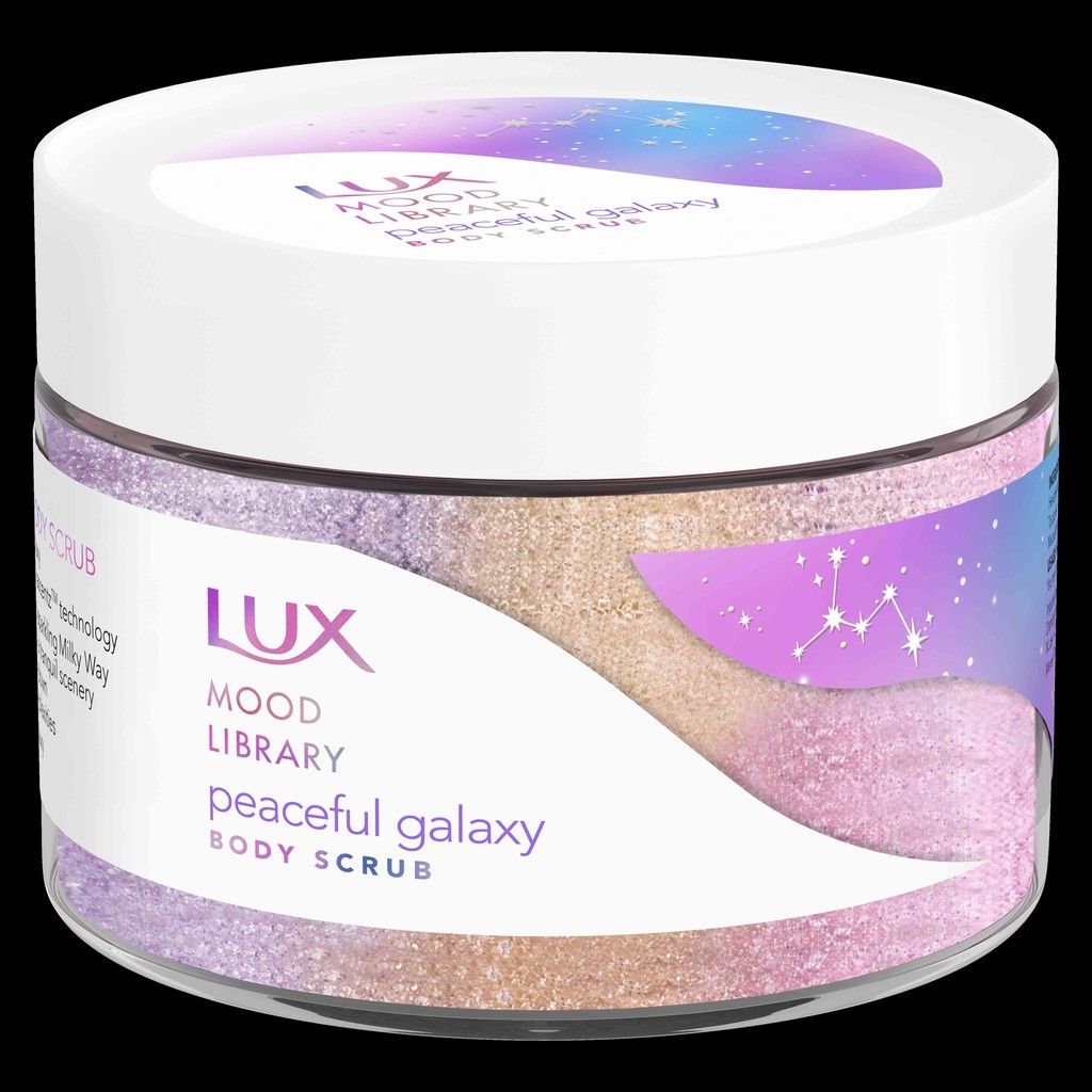 Jual LUX Mood Library: Peaceful Galaxy Body Scrub 360g | Shopee Indonesia
