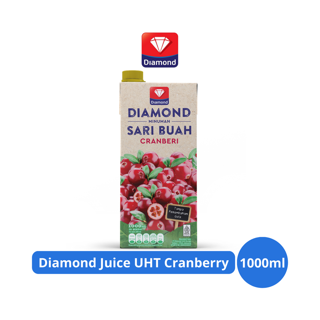 Jual Diamond Juice UHT Cranberry 1000ml | Shopee Indonesia