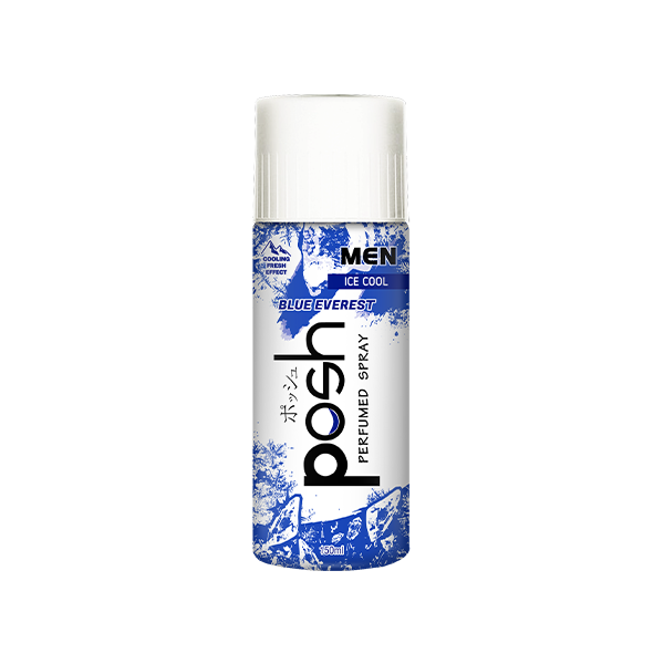 Jual Posh Men Perfumed Spray Ice Cool Blue Everest Sensasi Dingin 150 ml | Shopee Indonesia