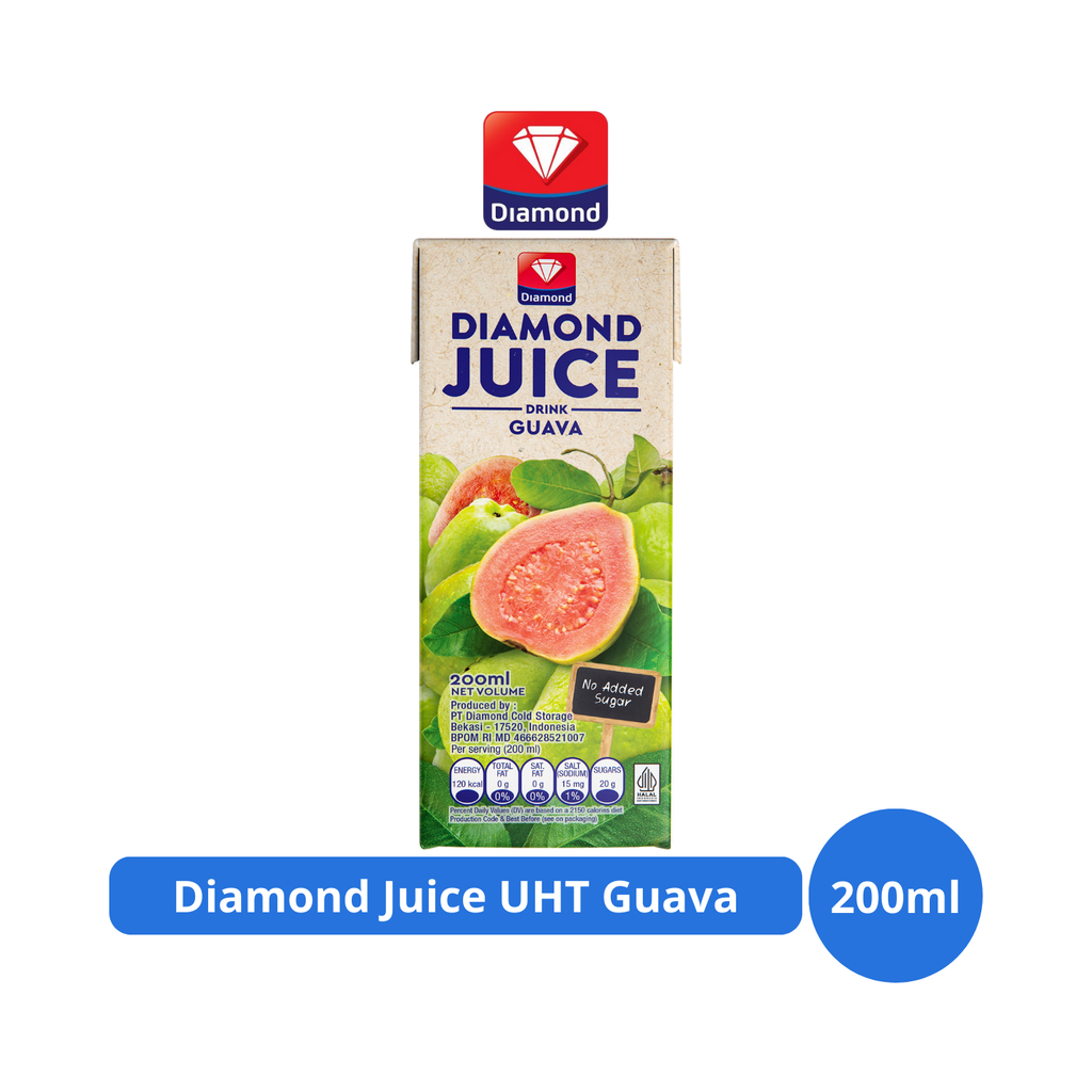 Jual Diamond Juice UHT Guava 200ml | Shopee Indonesia