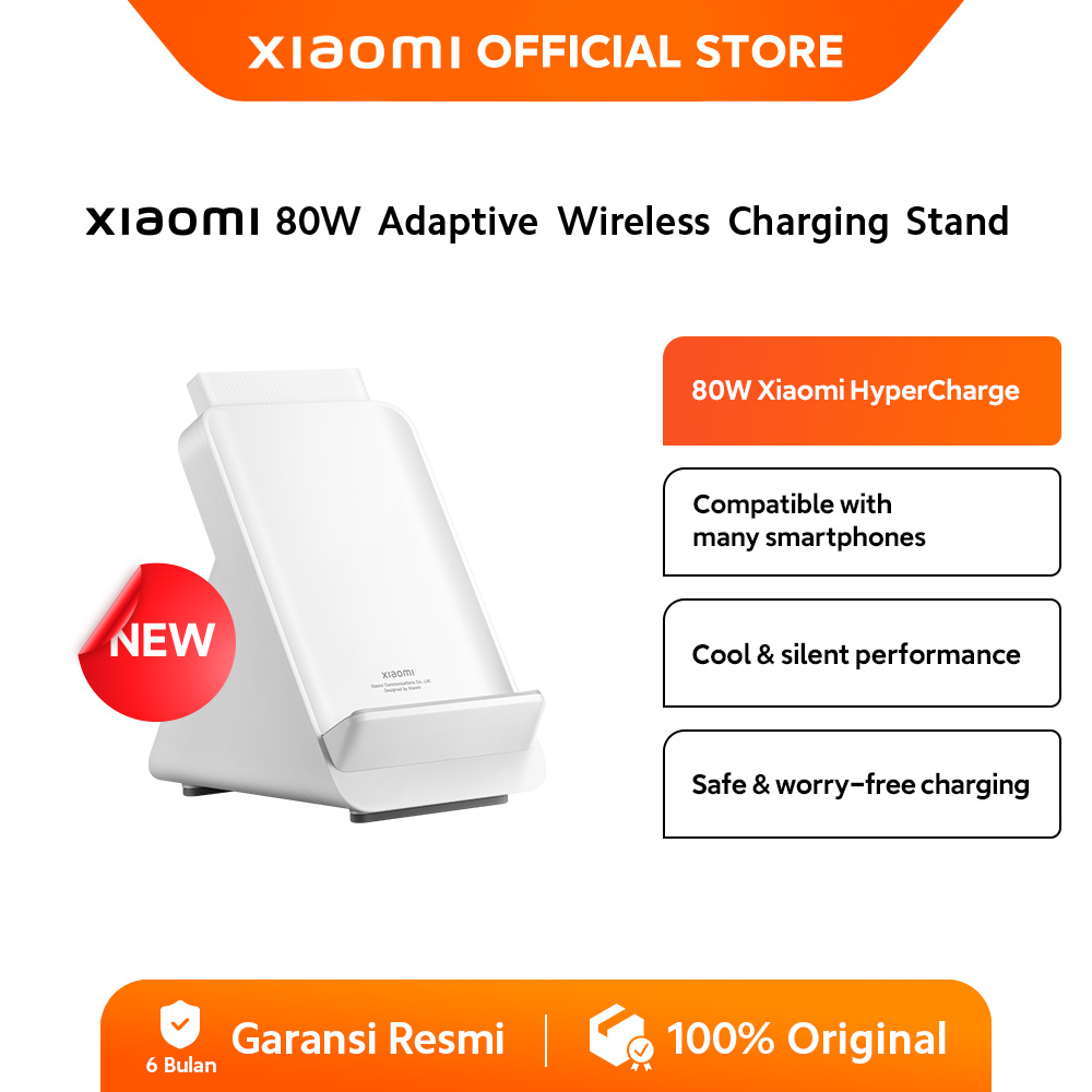 Jual Xiaomi 80W Adaptive Wireless Charging Stand | HyperCharge | Works ...