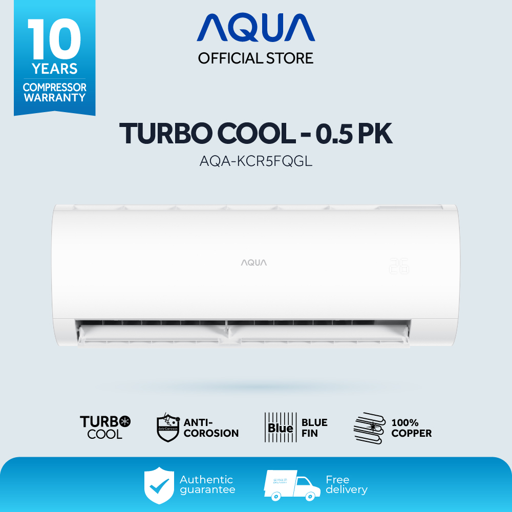 Jual AQUA Elektronik AQA-KCR5FQGL AC 0.5 PK Standard 360W- Powerful Cooling - Triple Airflow ...