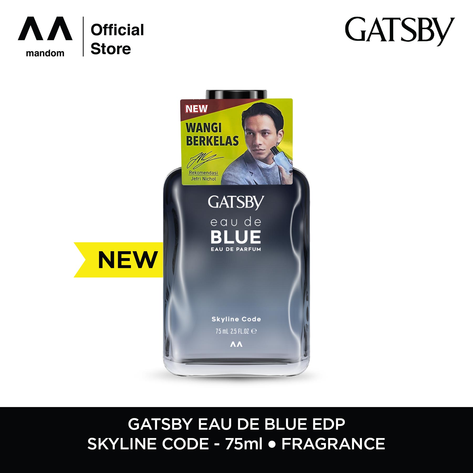 Jual GATSBY Eau De Blue EDP Skyline Code 75 ml | Shopee Indonesia