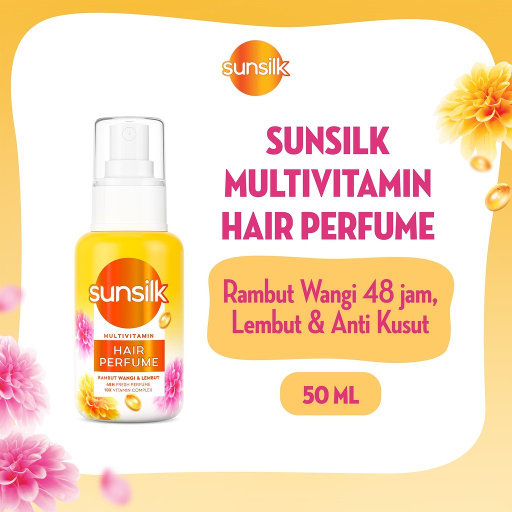Jual Sunsilk Multivitamin Hair Perfume, Rambut Wangi & Lembut 50mL ...