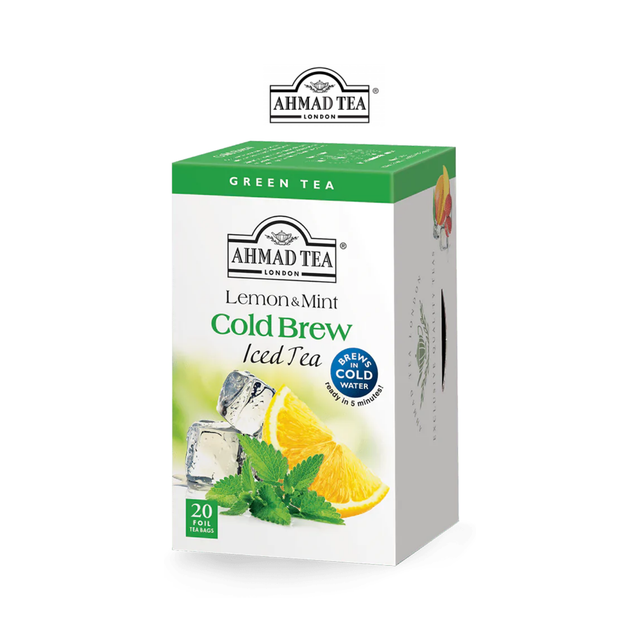 Jual Ahmad Tea Lemon & Mint Cold Brew Iced Tea 40gr (2gr x 20s ...