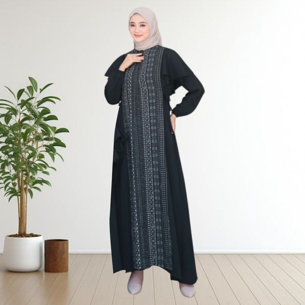 Jual Izzati Dress Muslimah Sarimbit Ramadhan Motif | Outlet Shopee ...