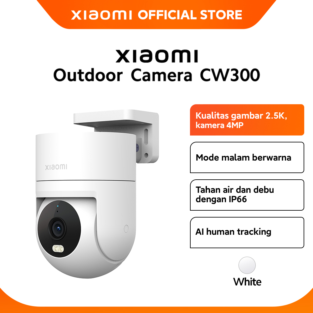 Jual Xiaomi Outdoor Camera CW300 | CCTV Outdoor | Resolusi 2.5K | AI ...