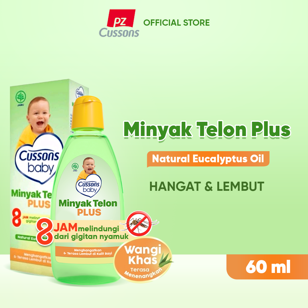 Jual Cussons Baby Telon Oil Plus Natural - Minyak Telon Bayi 60ml ...