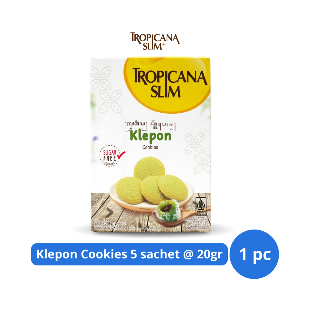 Jual Tropicana Slim Klepon Cookies 5s @ 20gr | Shopee Indonesia