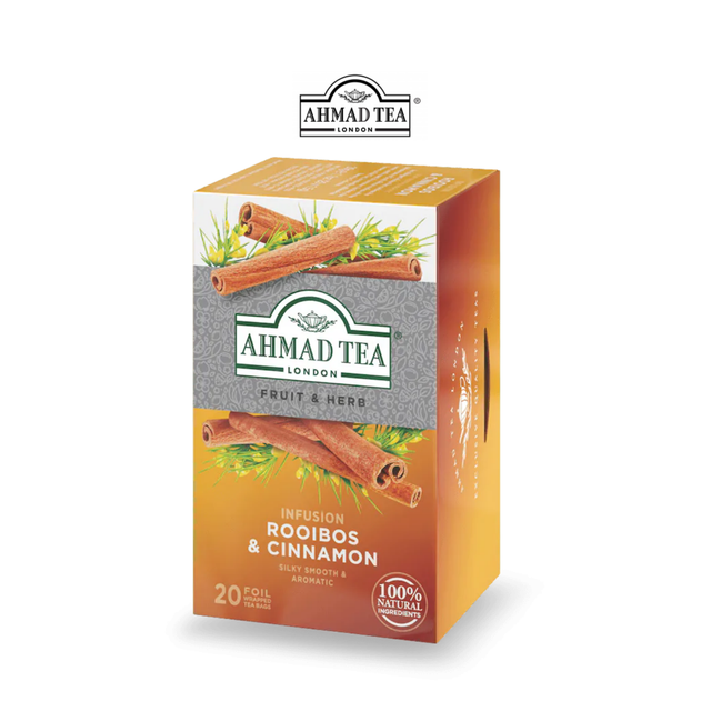 Jual Ahmad Tea Rooibos & Cinnamon Infusion 30gr (1.5gr x 20s) | Shopee ...