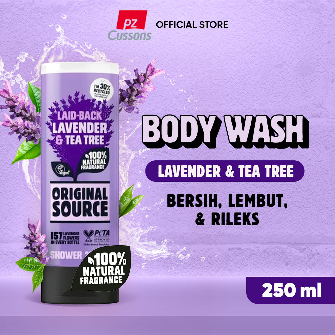 Jual Original Source Body Wash Lavender & Tea Tree - Sabun Cair Vegan ...