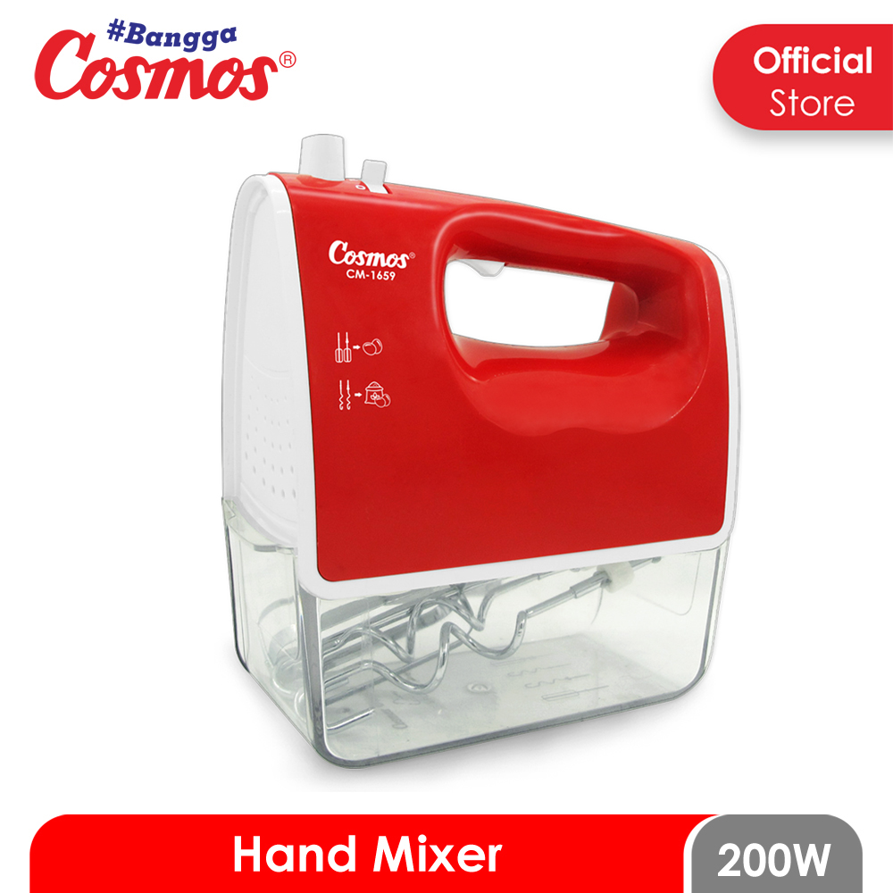 Jual Cosmos - Hand Mixer CM-1659 NEW GENERATION -dengan Pengocok dan ...