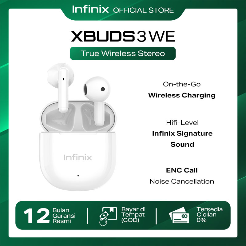 Jual Infinix TWS XBuds 3 WE- XE 29 - Free Wireless Charge - 28 Hours ...