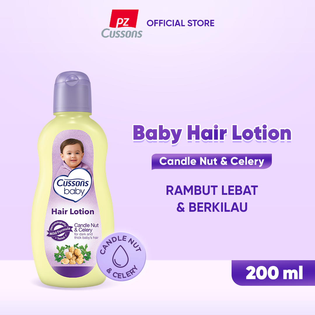 Jual Cussons Baby Hair Lotion Candle Nut & Celery - Losion Rambut Bayi ...