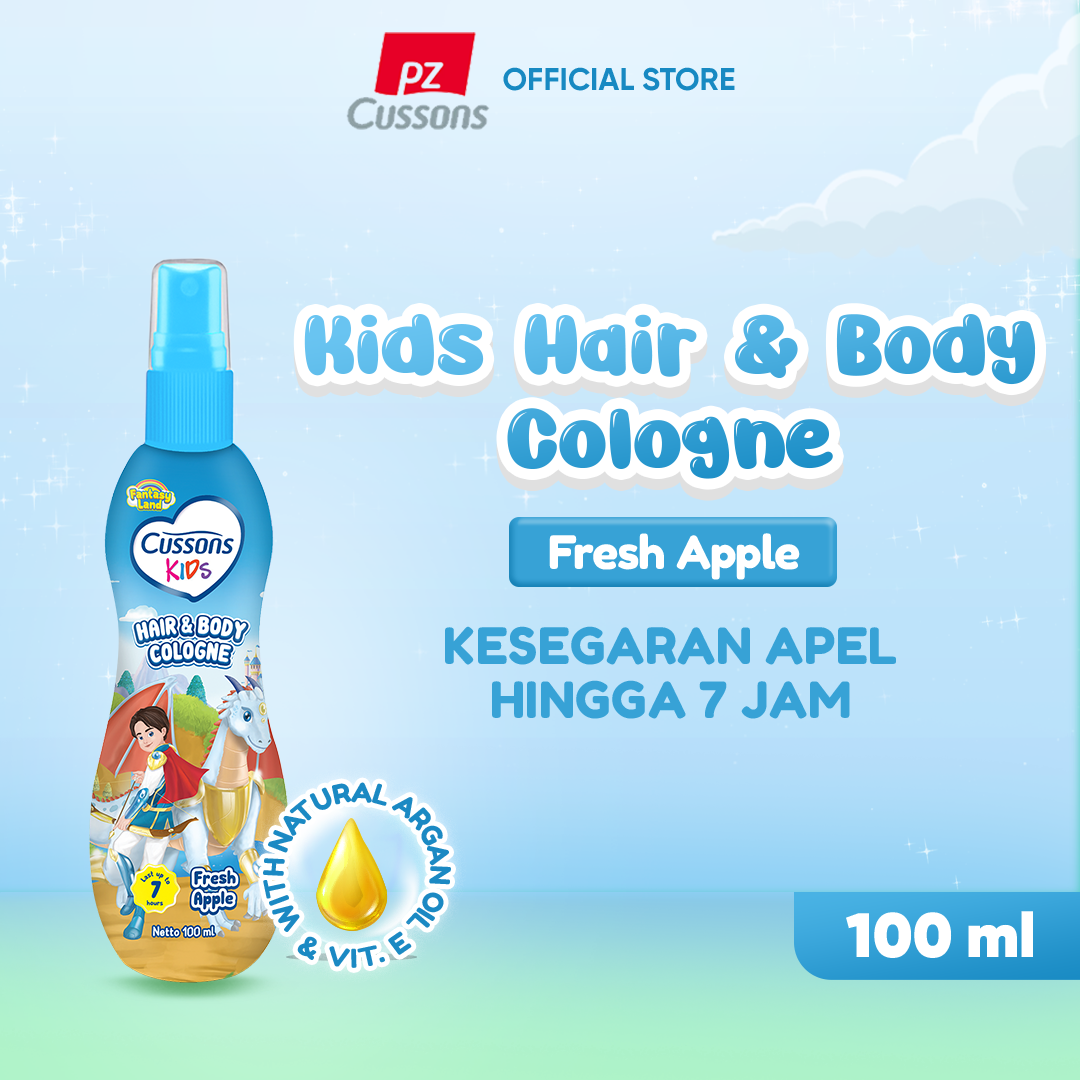 Jual Cussons Kids Hair & Body Cologne Dragon Fresh Apple 100ml | Shopee ...