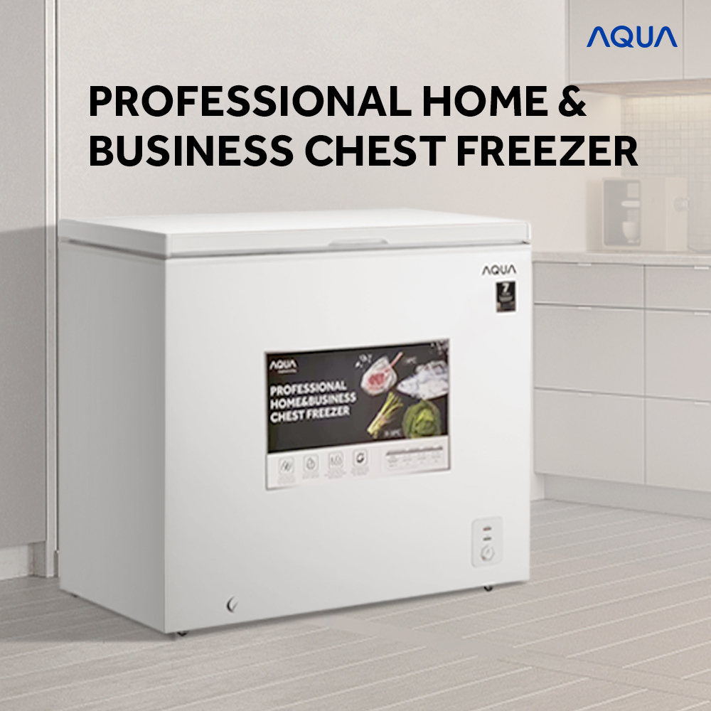 Jual AQUA Elektronik AQF-200GC - Chest Freezer - 1 Door - 197L - White ...