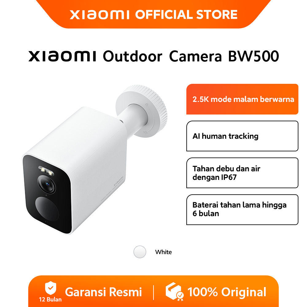 Jual Xiaomi Outdoor Camera BW500 | 2.5K full-colour night vision ...
