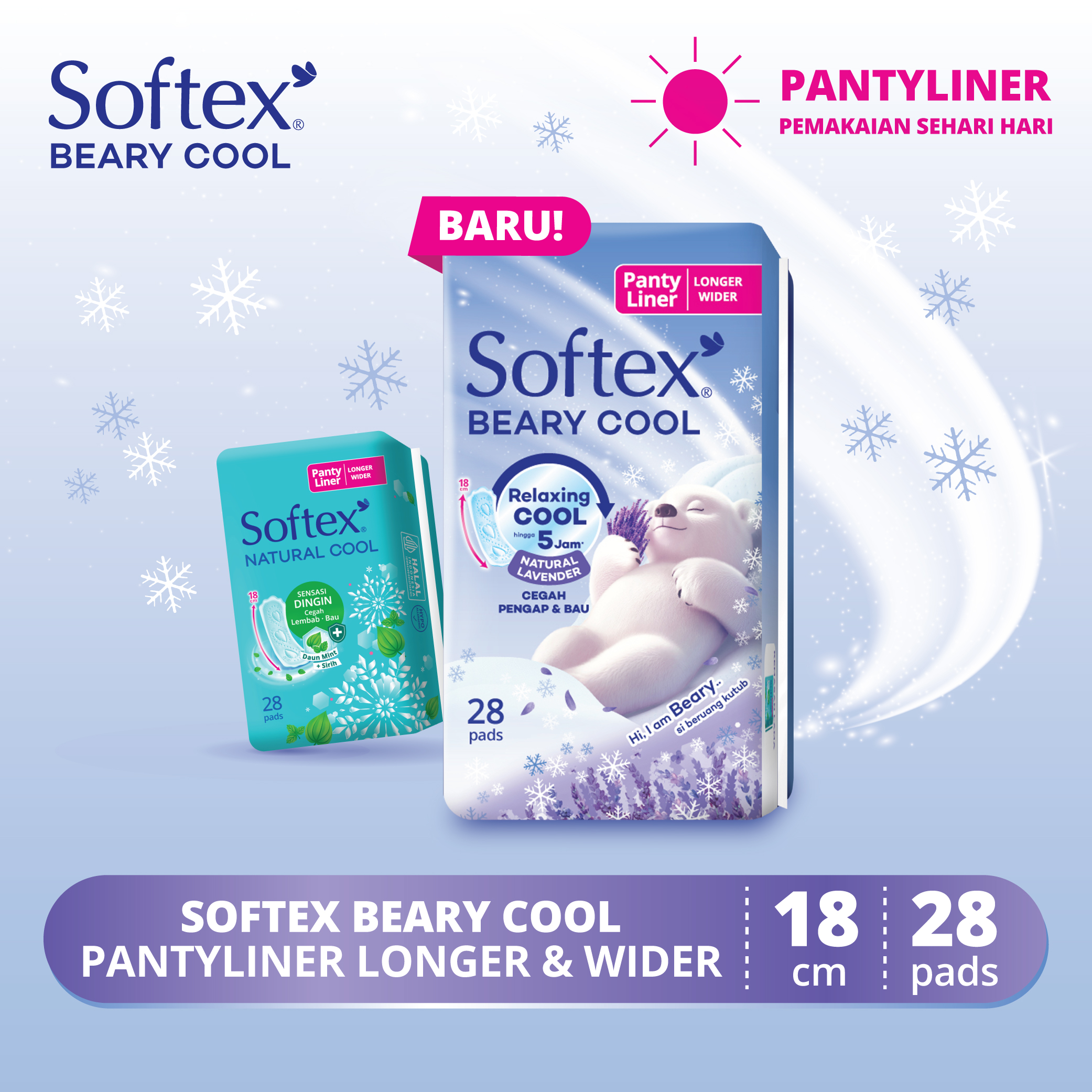 Jual Softex Beary Cool Pliner 18cm 28s | Shopee Indonesia