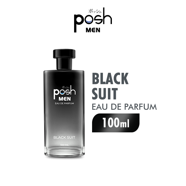 Jual Posh Men Eau de Parfum Black Suit Parfum Pria EDP 100 ml | Shopee ...