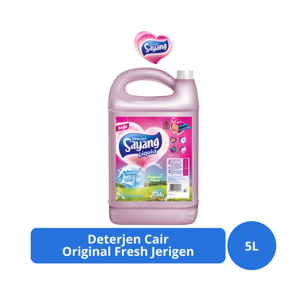 Jual Sayang Deterjen Cair Original Fresh Jerigen 5L | Shopee Indonesia