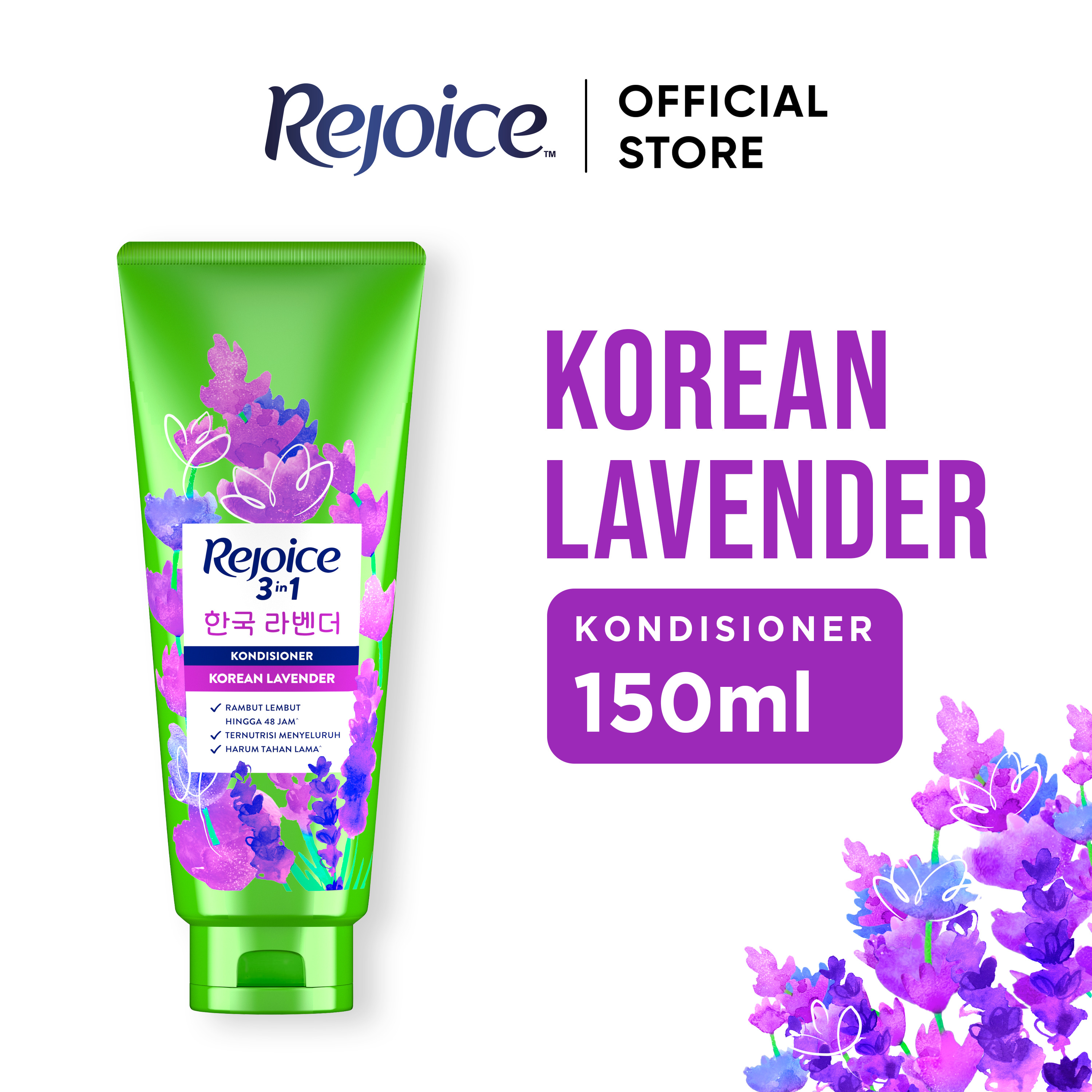 Jual Rejoice Kondisioner 3in1 Korean Lavender 150ml / Rejoice Conditioner | Shopee Indonesia