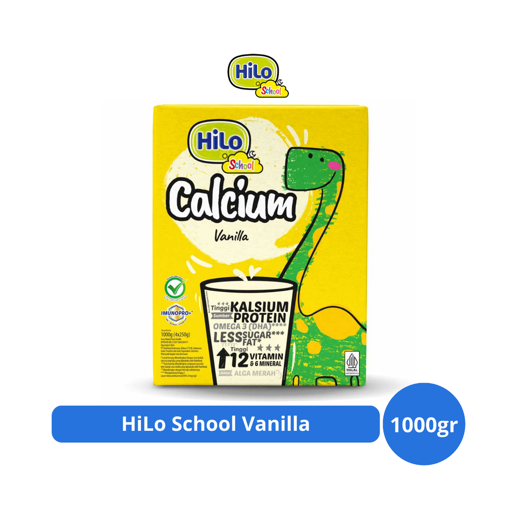 Jual HiLo School Calcium Vanilla 1000gr | Shopee Indonesia