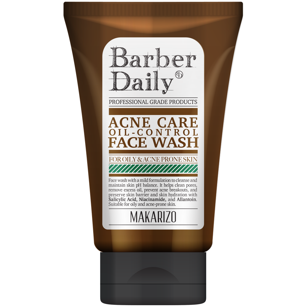 Jual Barber Daily Acne Care & Oil Control Face Wash 100mL | Shopee ...