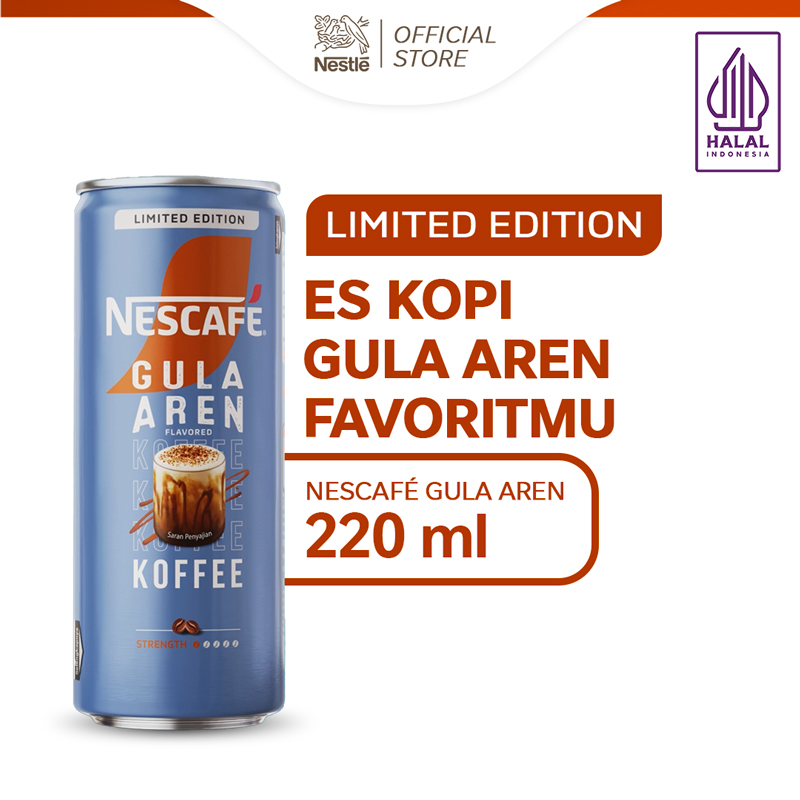 Jual NESCAFE Gula Aren Can 220ml | Shopee Indonesia
