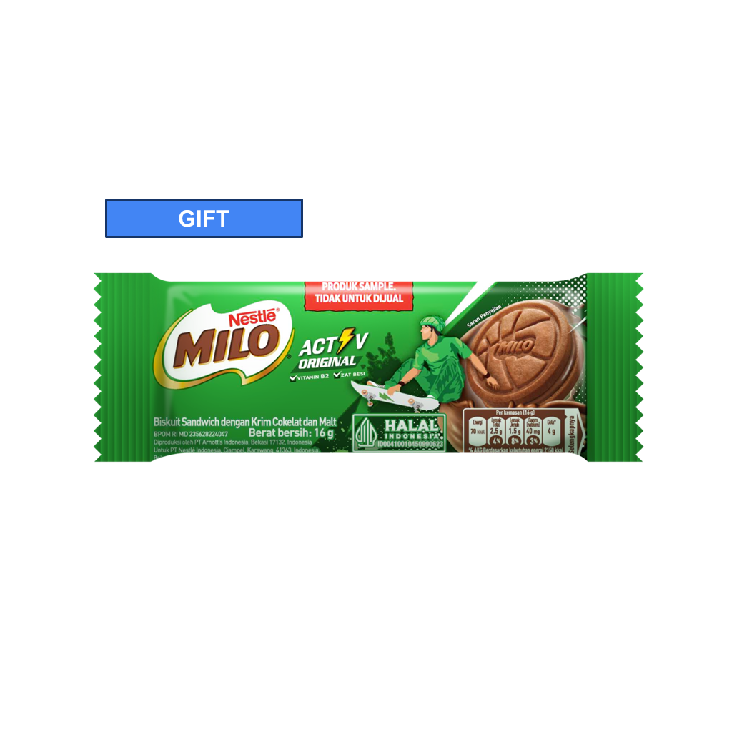 Jual [GIFT] Milo Biscuit - Milo Biscuit Pack R1 | Shopee Indonesia